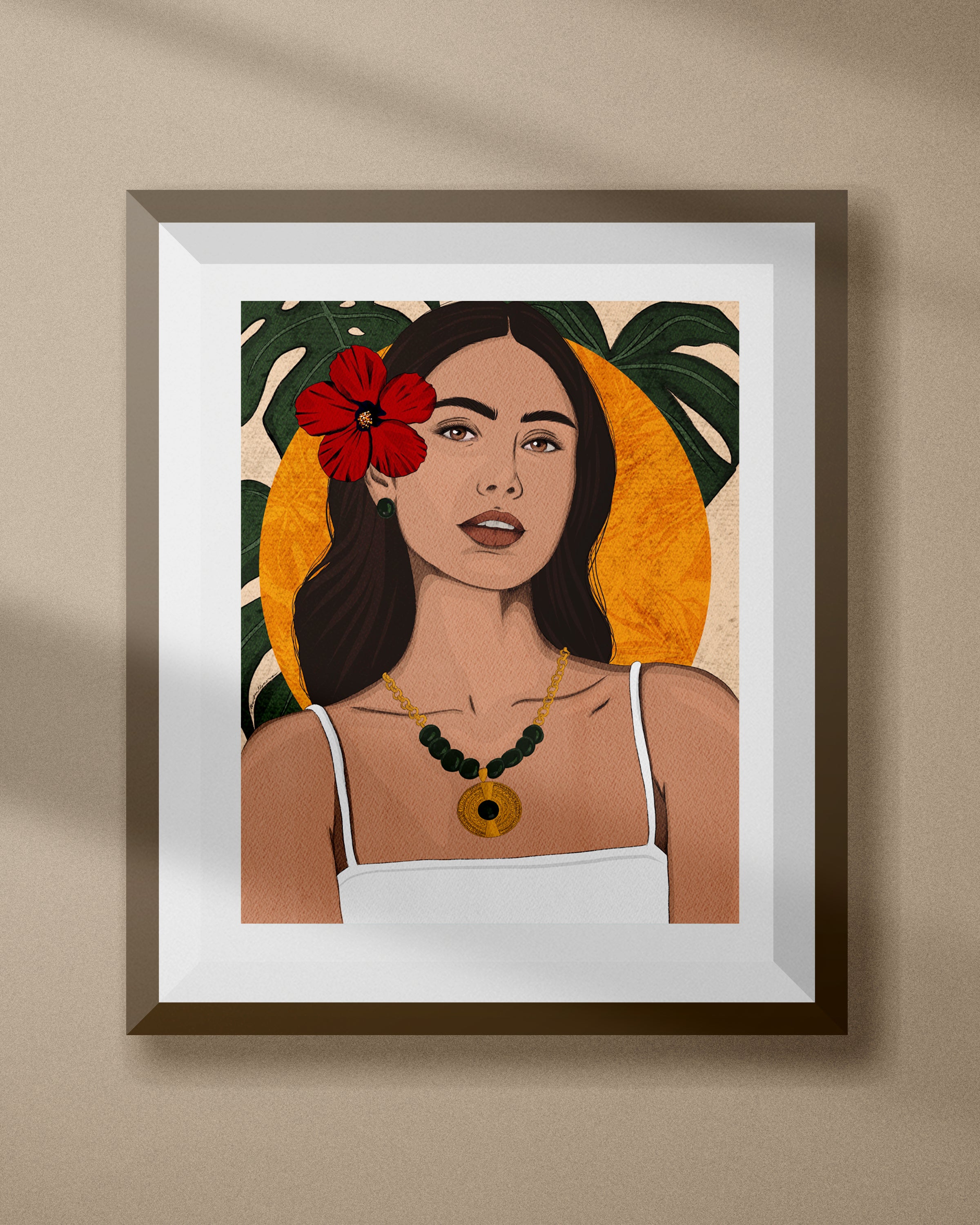 Malia Art Print – Mayan Llanera Art & Design Co
